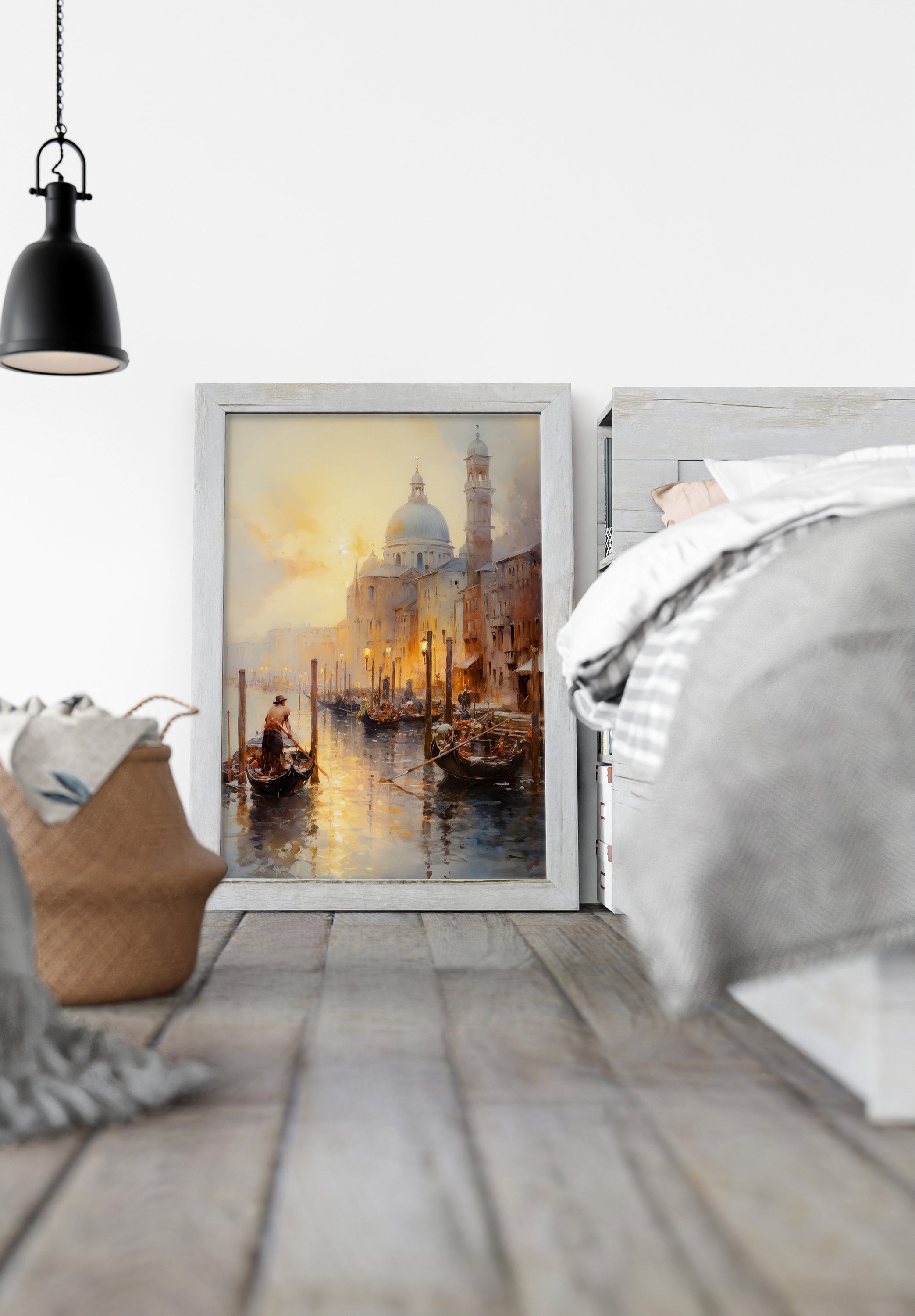 The Magic of Venice: Cityscape Canvas Art With a Canal Twist| Instant ...