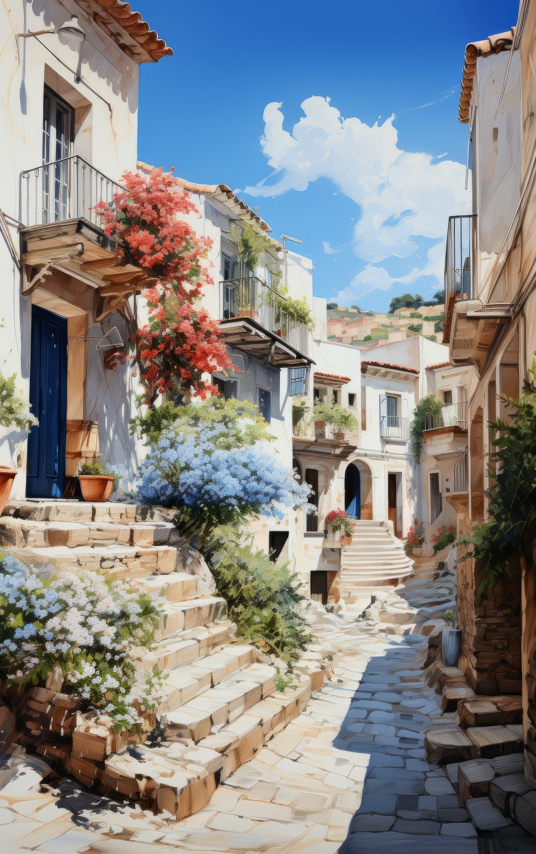 Old Town, Crete Island, Greece | Instant Digital Download |printable ...