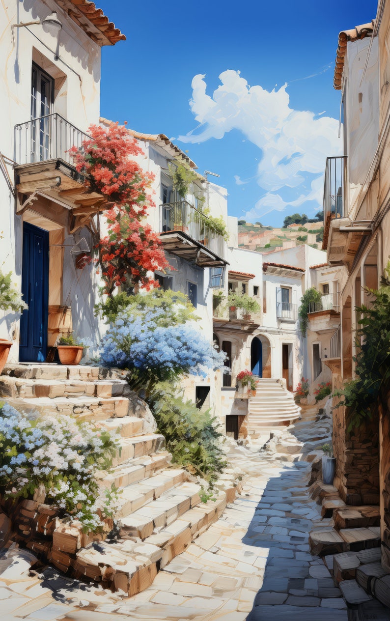 Old Town, Crete Island, Greece | Instant Digital Download |printable ...