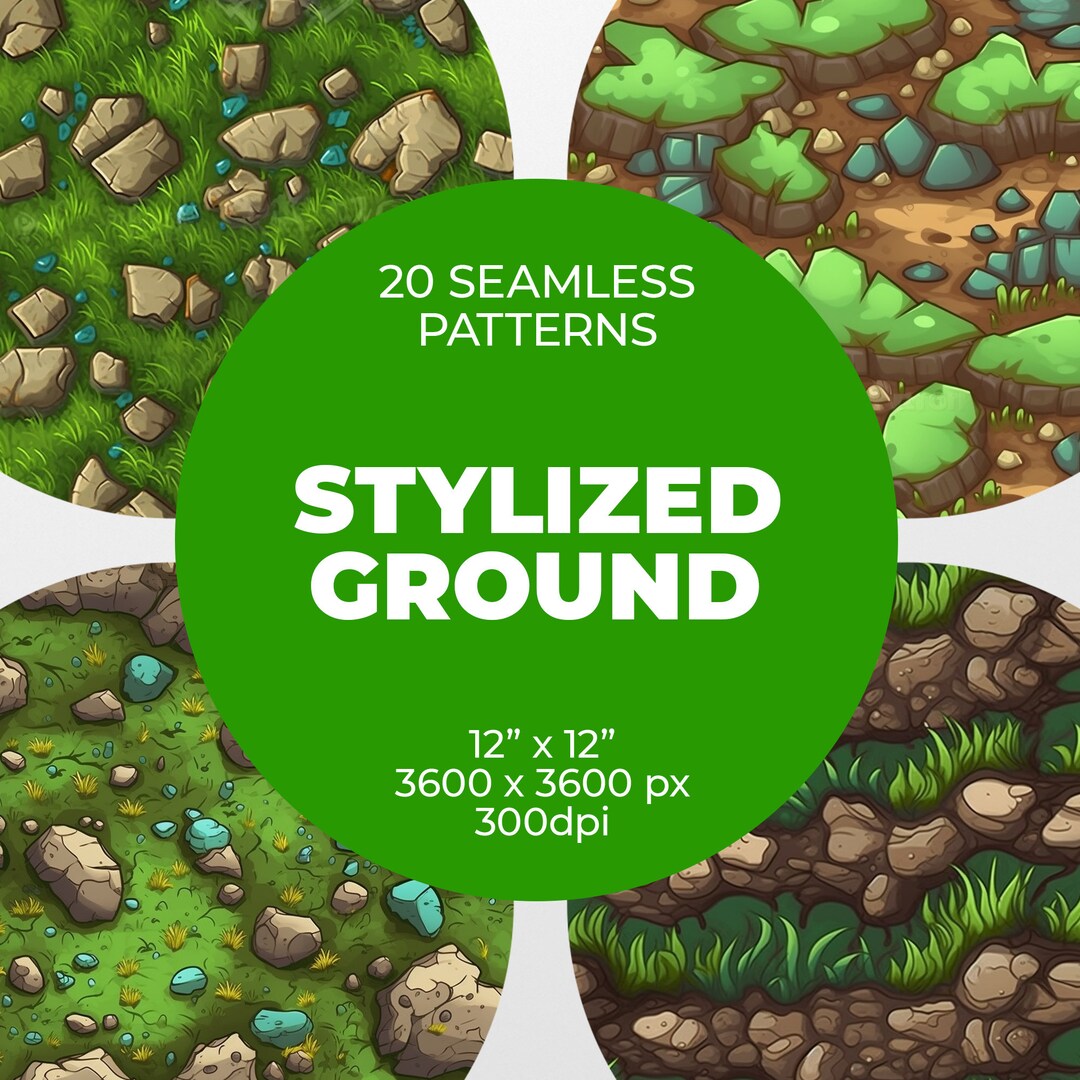 20 Seamless Video Game Ground Patterns Video Game Art Art - Etsy