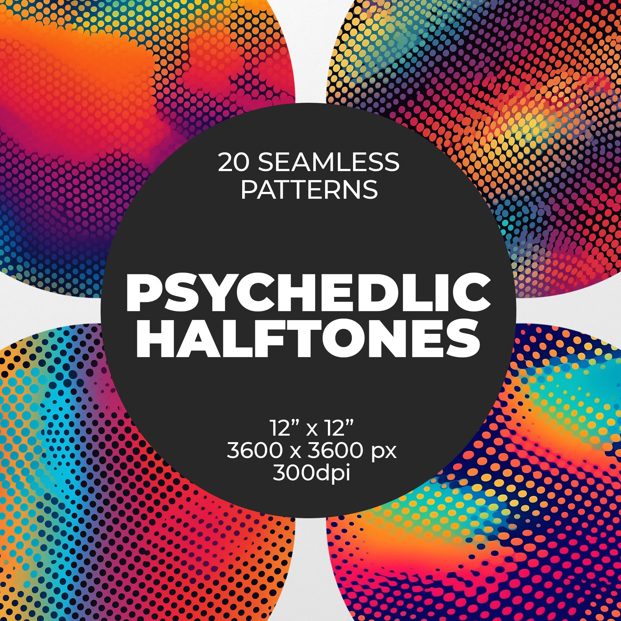 Seamless Psychedelic Patterns