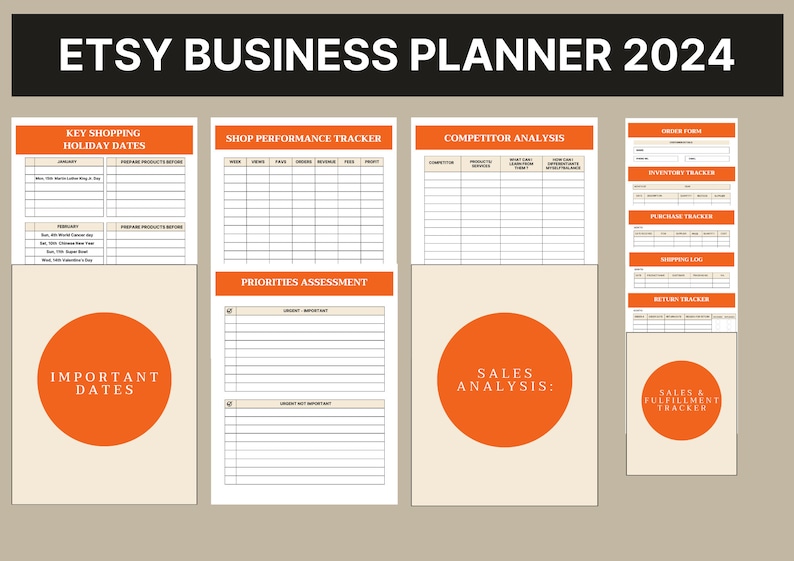 Ultimate Etsy Planner Business Planner 2024 Etsy Growth Planner Etsy Success Planner How to Sell ...