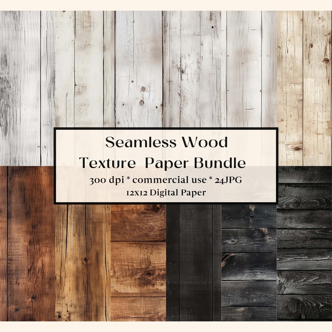 24 Seamless Distressed Wood Texture Journal Paper, Wood Grain Seamless ...