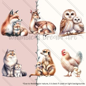 28 Mother & Baby Animal PNG Collection, Baby Animals, Cute Animal PNG ...