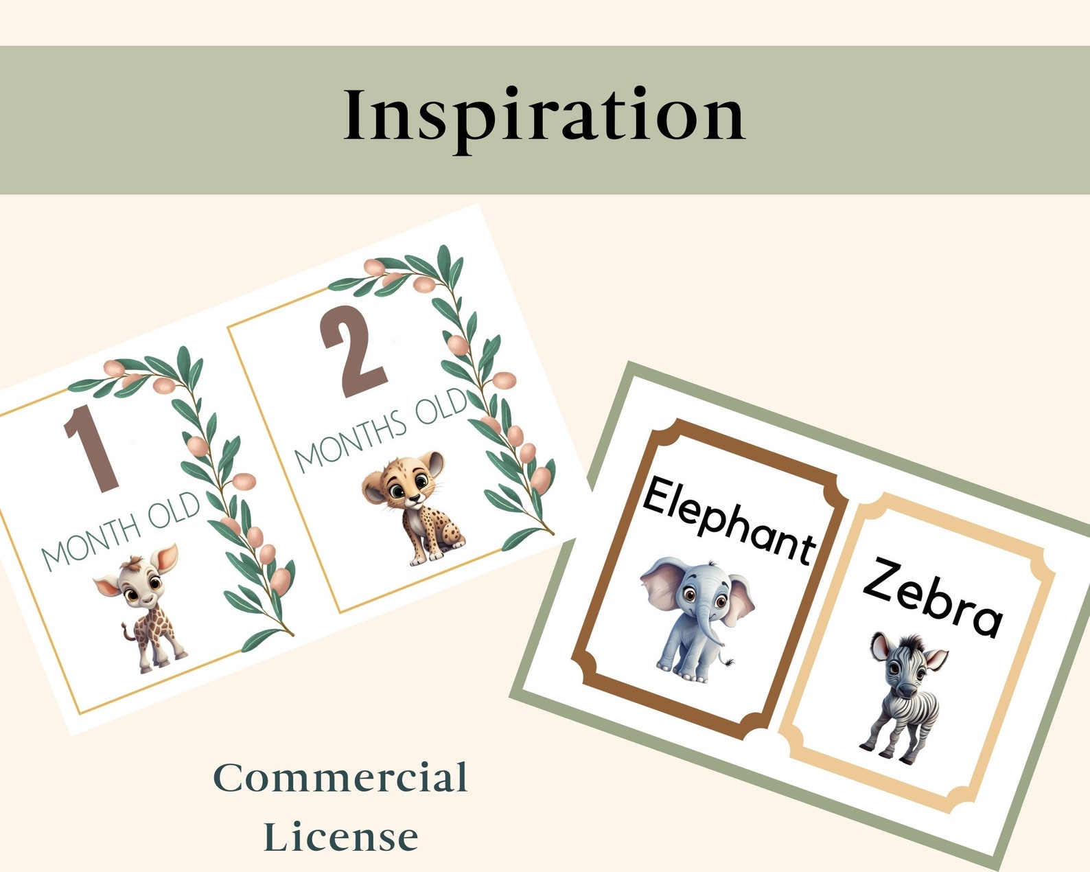 53 Safari Animals Clipart Watercolor Bundle, Jungle Safari PNG, African ...