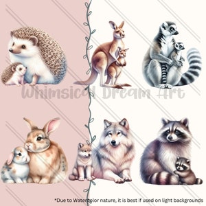 28 Mother & Baby Animal PNG Collection, Baby Animals, Cute Animal PNG ...