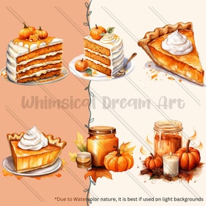 29 Watercolor Pumpkin Spice Clipart Bundle, Cozy Fall Images, Pumpkins ...