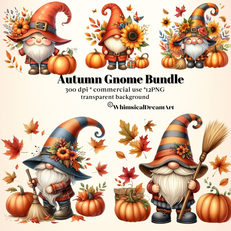 Pumpkin Gnome - Etsy