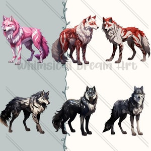 29 Anime Wolf PNG Collection , Wolves Pack, Wolf Clipart Graphics in ...