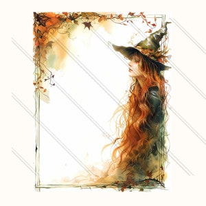 28 Witch Digital Paper, Pagan Background, Fantasy Collage Printable ...