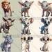 53 Safari Animals Clipart Watercolor Bundle, Jungle Safari PNG, African ...