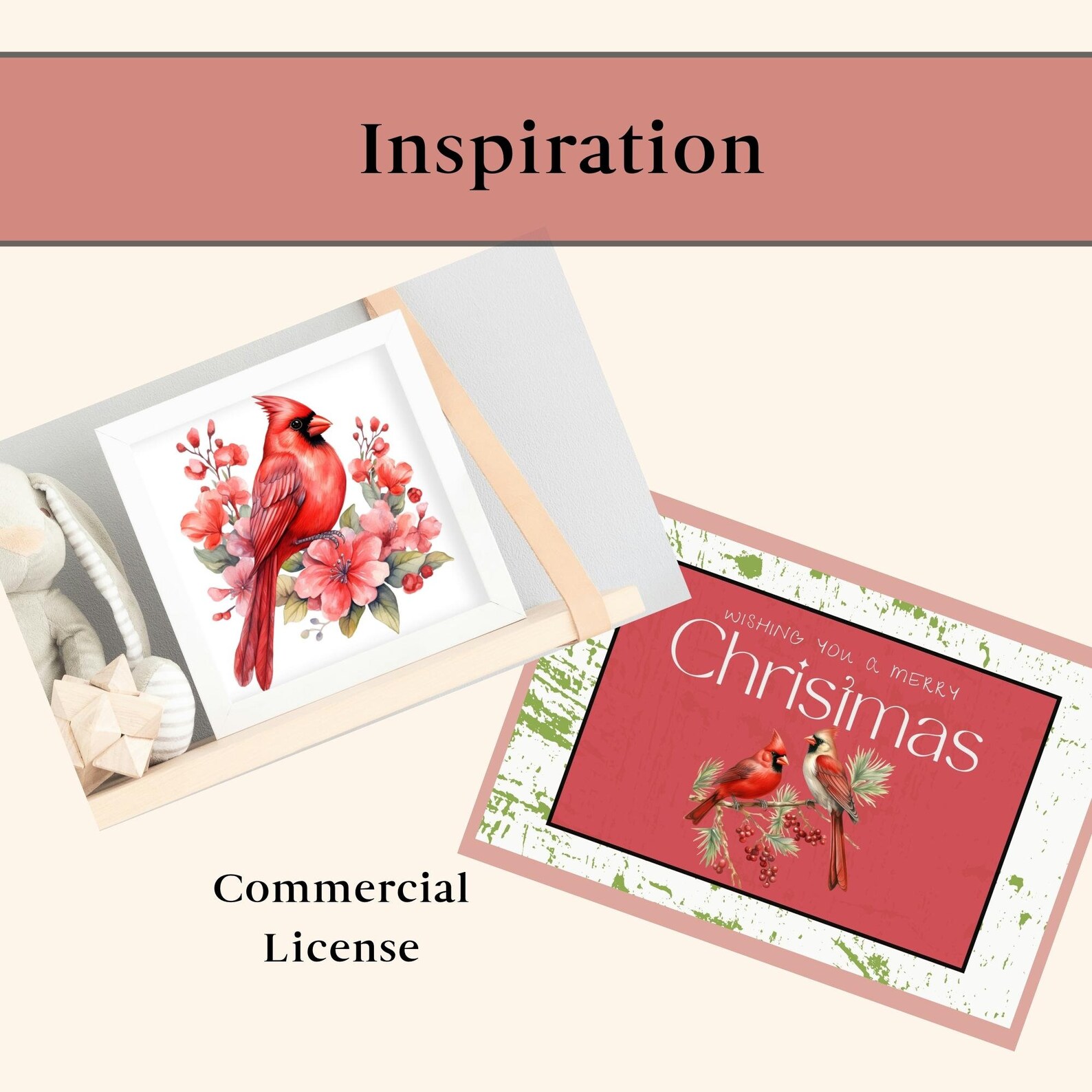 25 Red Cardinal Clipart Bundle, Winter Bird Watercolor, Two Birds PNG ...