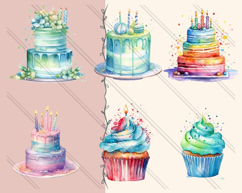 25 Birthday Clipartparty Clipart Happy Birthdayballoons - Etsy