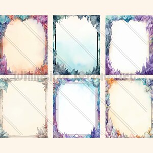 25 Crystal Journal Digital Paper, Fairy Background, Fantasy World ...
