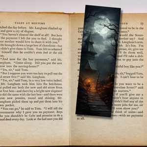 29 Dark Fantasy Forest Bookmark Designs, Printable Bookmarks Digital ...