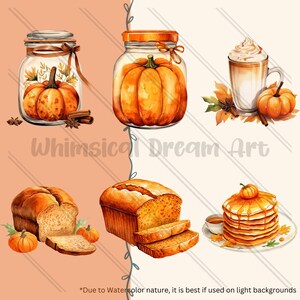 29 Watercolor Pumpkin Spice Clipart Bundle, Cozy Fall Images, Pumpkins ...