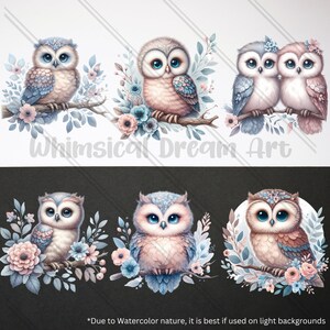 28 Boho Owls, Owl Clipart, Owl Png, Cute Floral Owl Bundle, PNG File ...