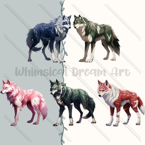 29 Anime Wolf PNG Collection , Wolves Pack, Wolf Clipart Graphics in ...