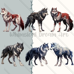 29 Anime Wolf PNG Collection , Wolves Pack, Wolf Clipart Graphics in ...