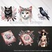 28 Watercolor Boho Witch Clipart, Beautiful Witch Bundle, Watercolour ...