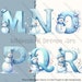 Snowmen Clipart Decorative Letters, Commercial Use Digital Art, Snowman ...