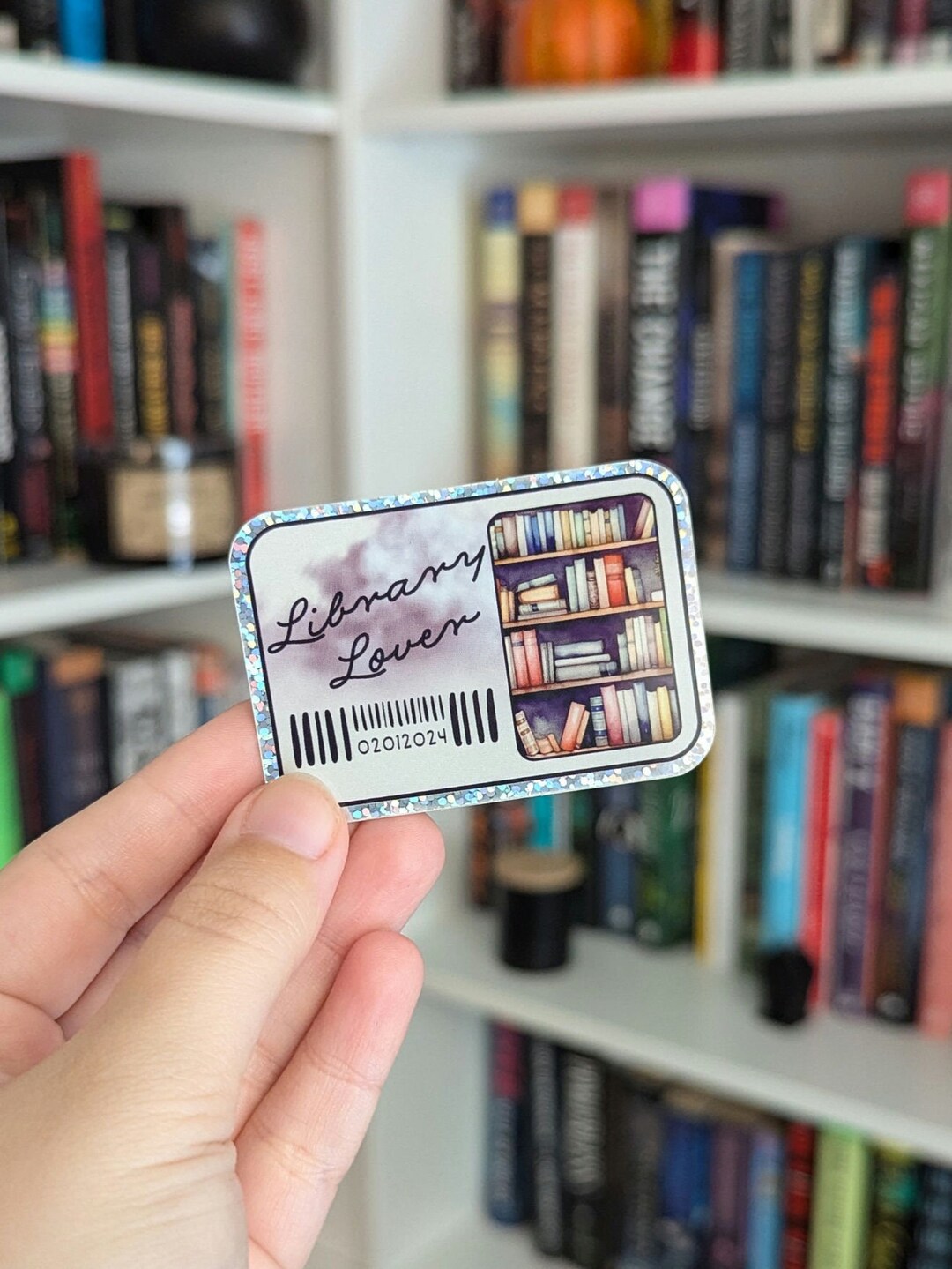 Library Lover Library Card Sticker - Etsy