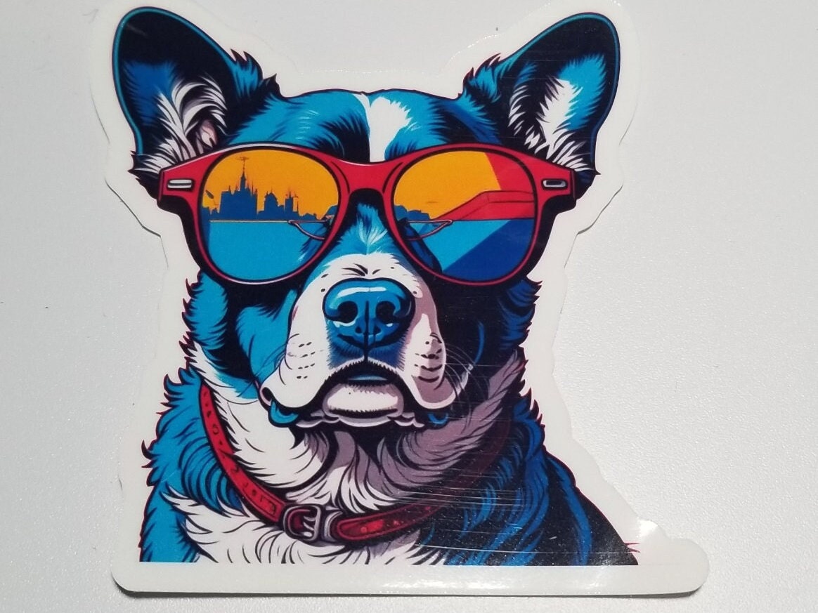 Dog Sticker, Paw Print Sticker, Cute Pet Lover Gift, Dog Mom Gift, Pet ...