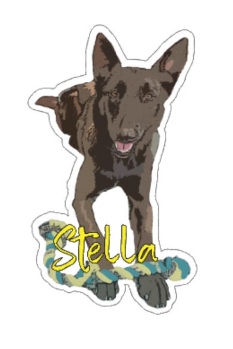 Dog Sticker, Paw Print Sticker, Cute Pet Lover Gift, Dog Mom Gift, Pet ...