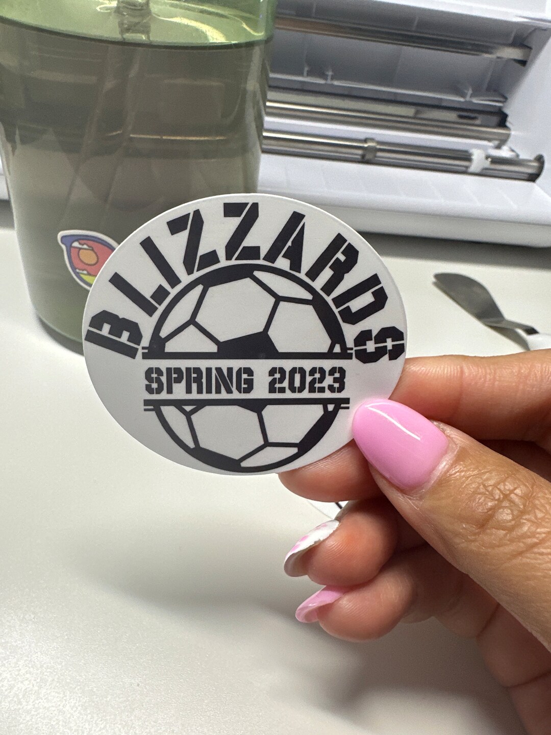 Customizable Soccer Sticker Soccer Team Tumbler Sticker - Etsy
