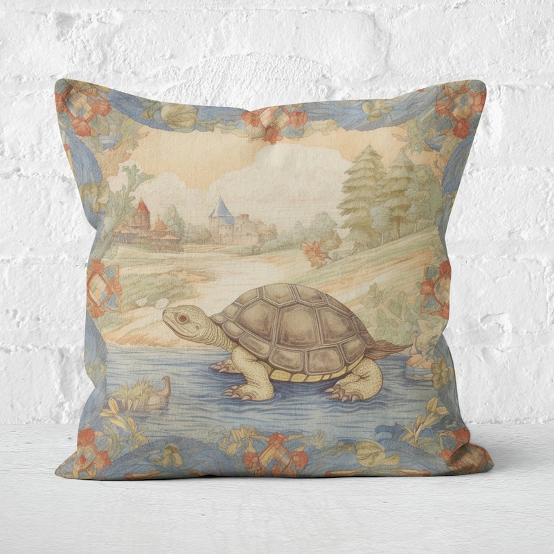 Turtle Pillow - Etsy