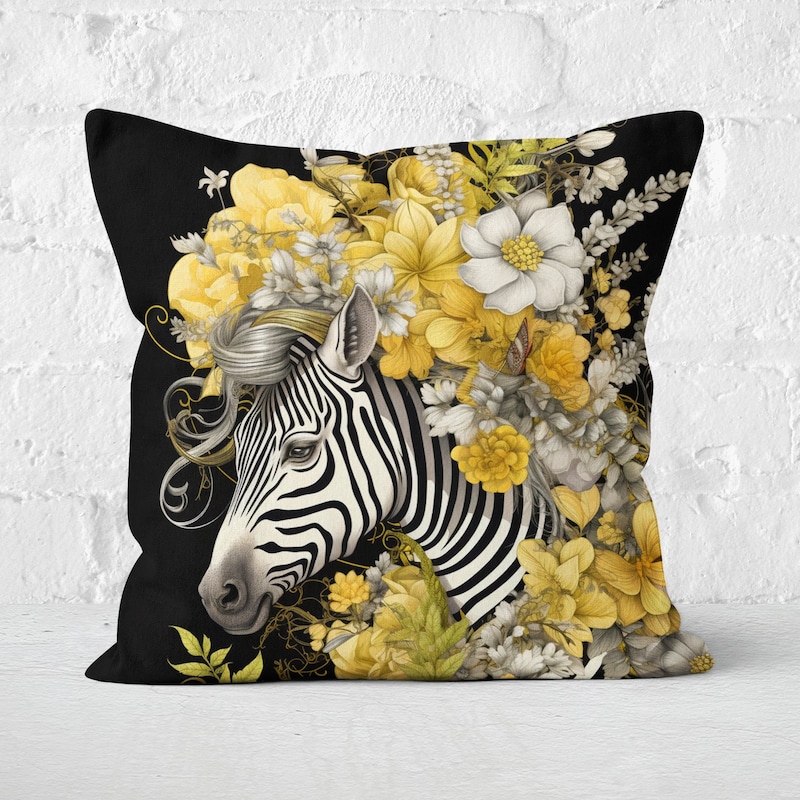 Zebra Pillow - Etsy
