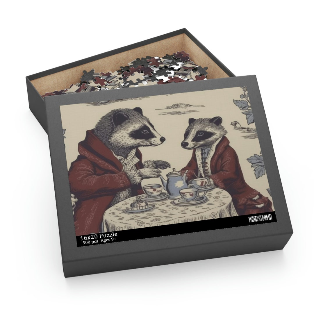 Badger Tea Party Puzzle 120/252/500-piece, Kids and Adults, Family Fun ...