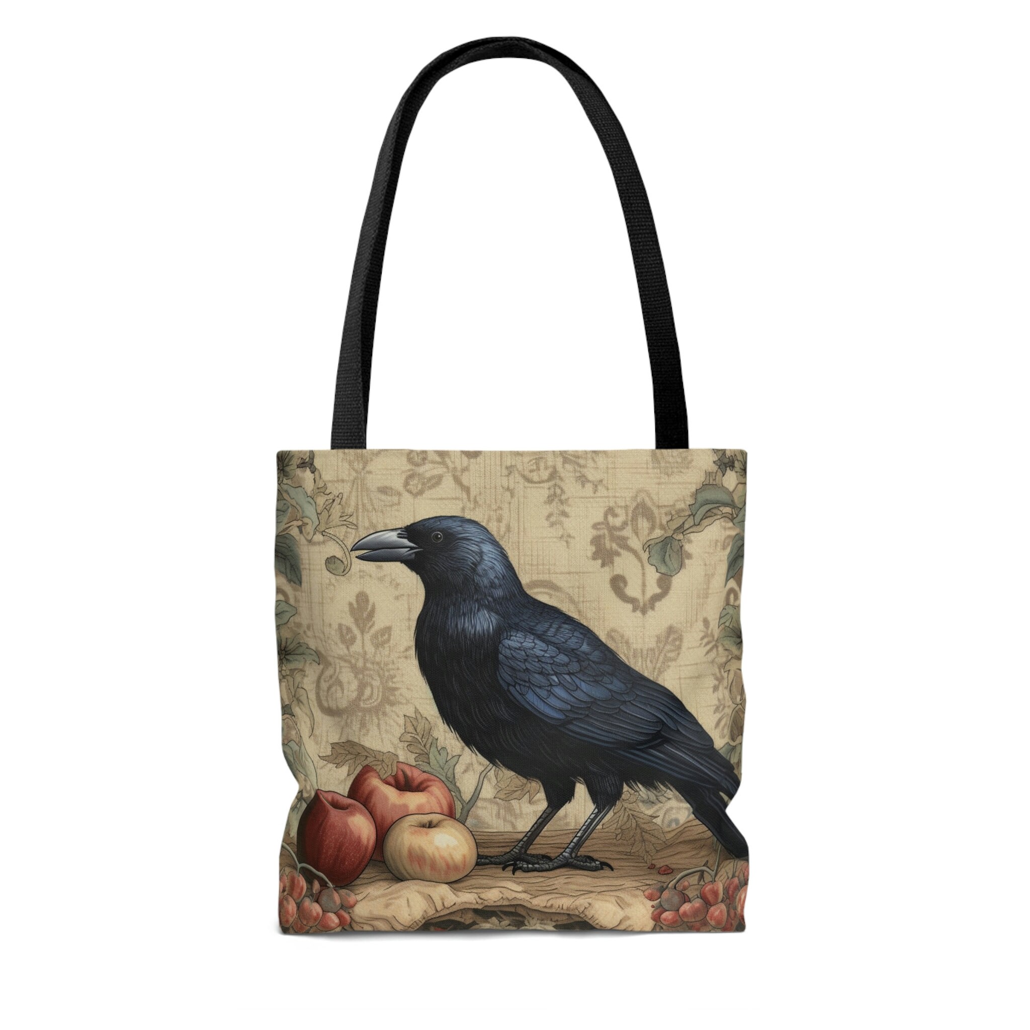 Elegant Crow Tote Bag Beach Bag Gift for Her Arts Crafts - Etsy