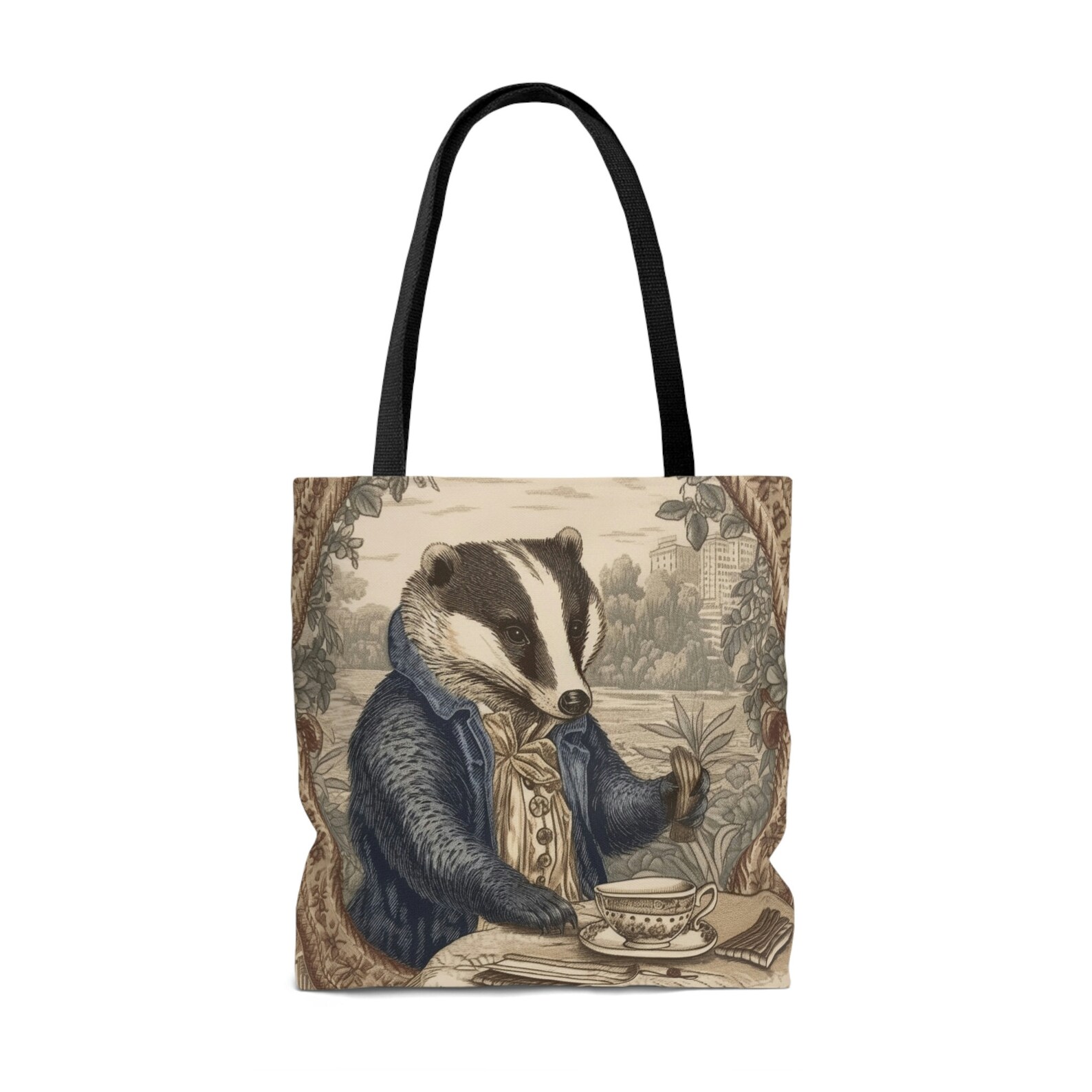 Regal Badger Tote Bag Beach Bag Gift for Her Arts Crafts - Etsy