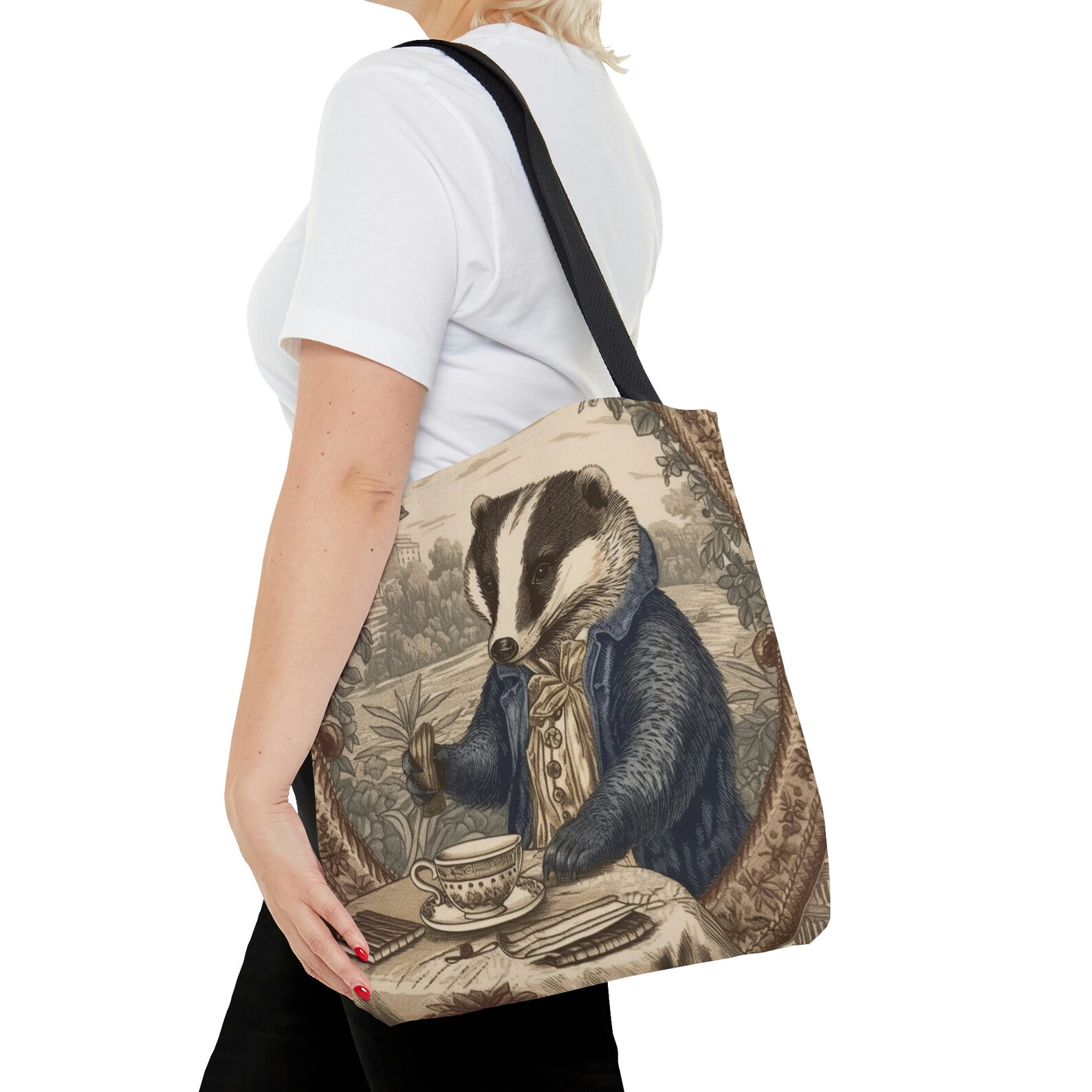 Regal Badger Tote Bag Beach Bag Gift for Her Arts Crafts - Etsy