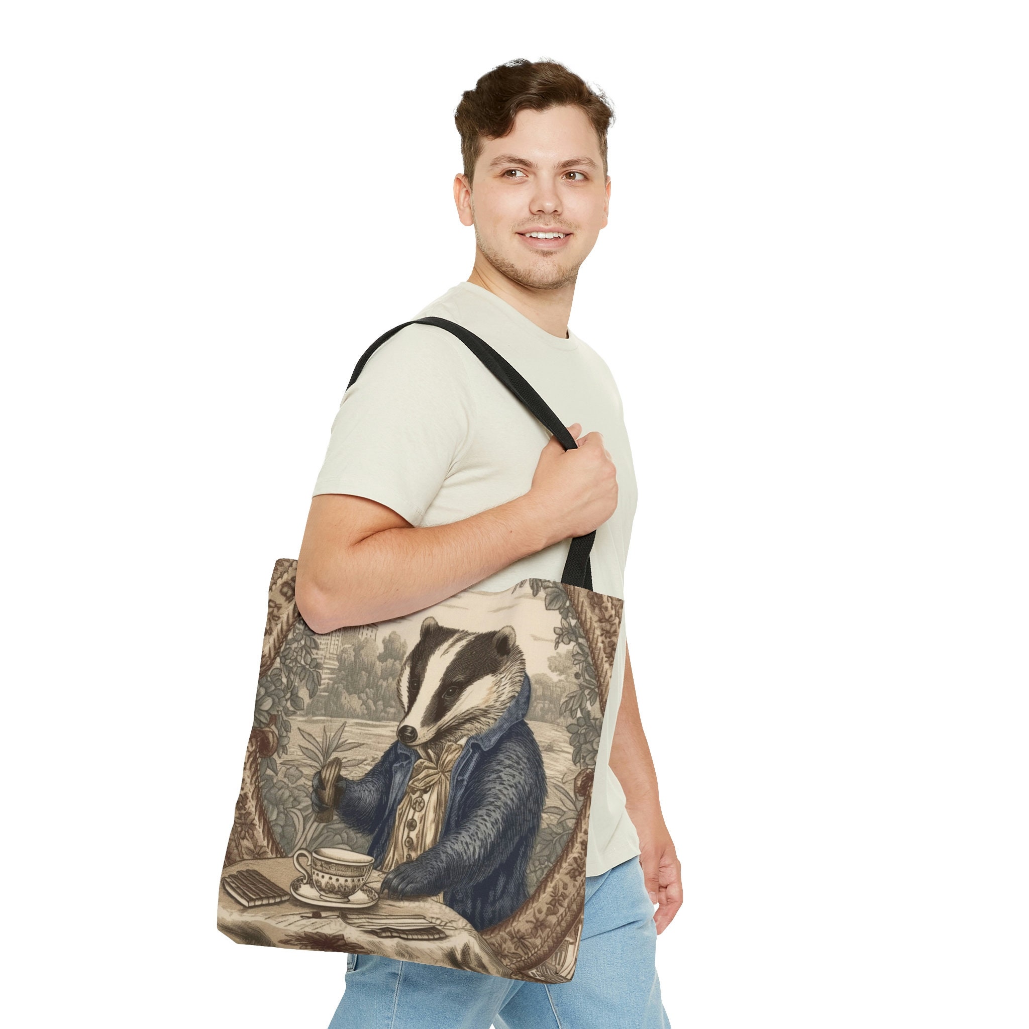 Regal Badger Tote Bag Beach Bag Gift for Her Arts Crafts - Etsy