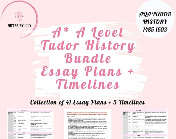 AQA A Level History Notes, Tudors Henry VII Summarised, Colour-coded ...
