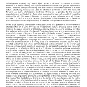 A* A Level English Lit Edexcel - Shakespeare Twelfth Night Essay Plans ...