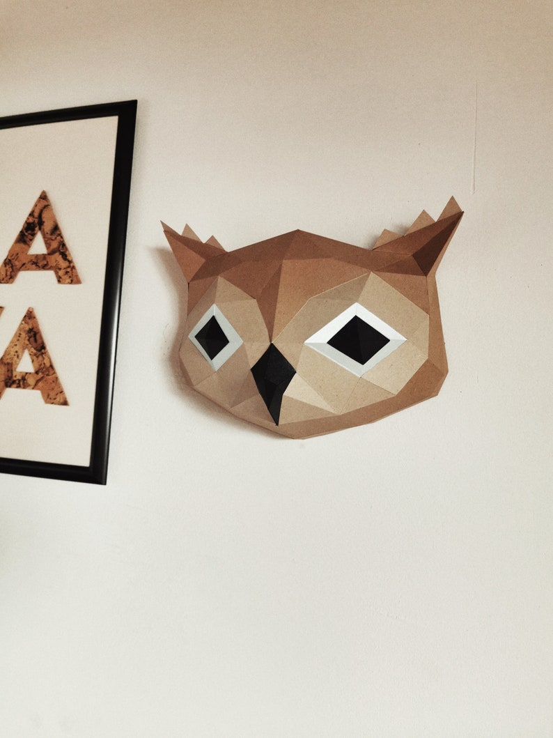 DIY Paper Owl Template Instant Download PDF SVG - Etsy