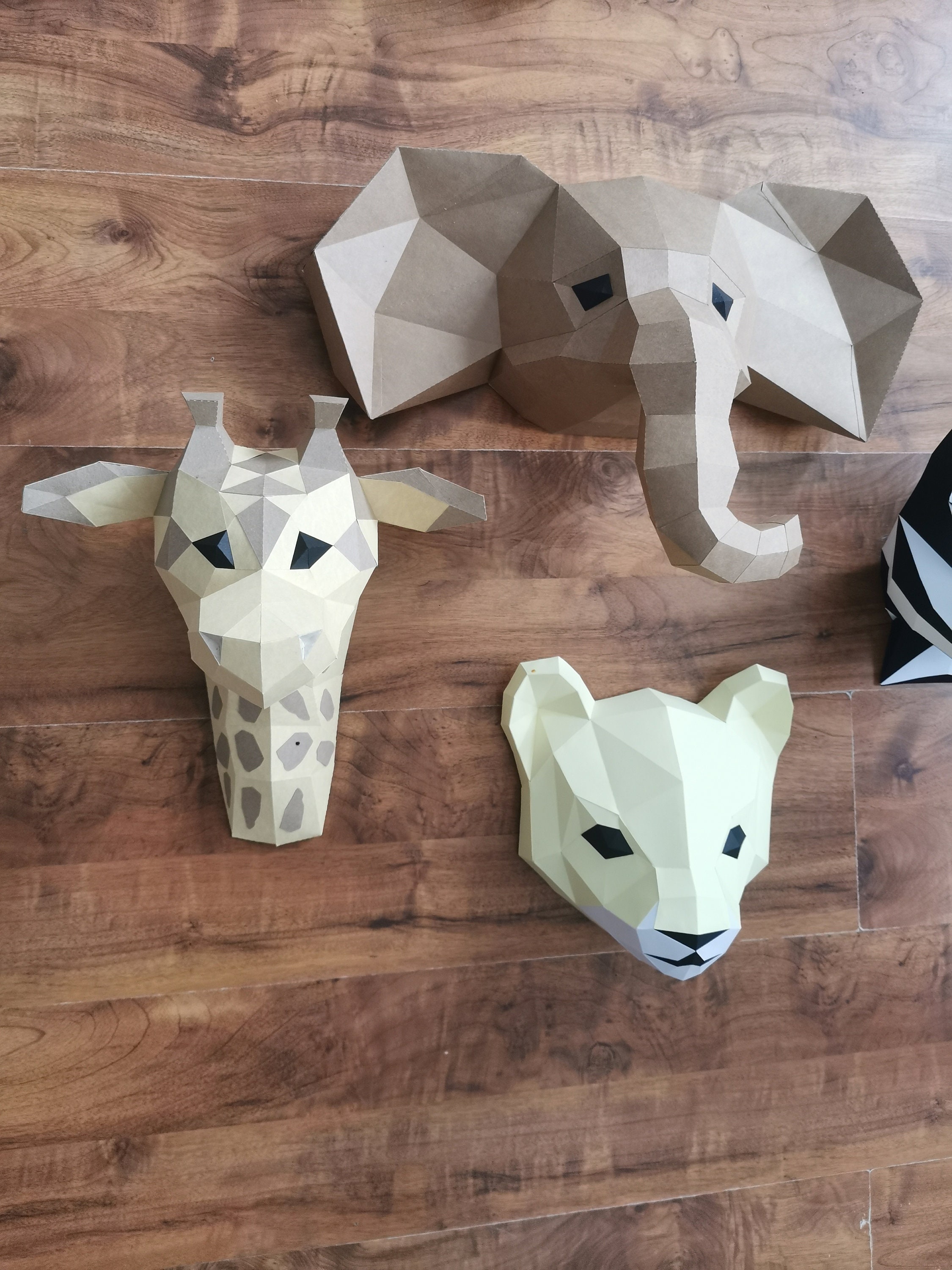 Giraffa 3d Template SVG PDF DXF Cricut Silhouette - Etsy