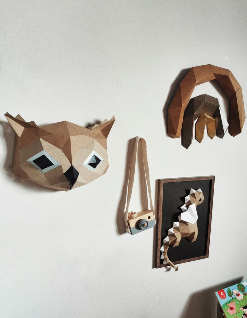 DIY Paper Owl Template Instant Download PDF SVG - Etsy