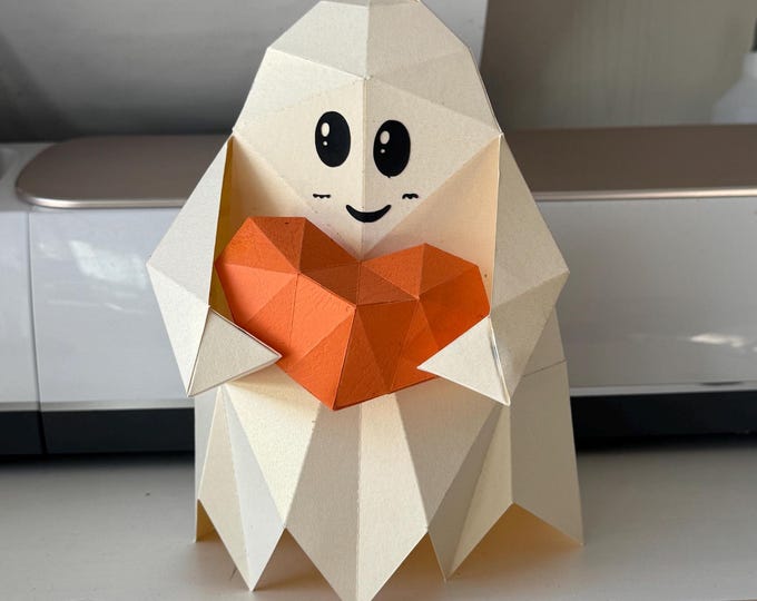 Cute Papercraft Ghost - Template - Etsy Canada