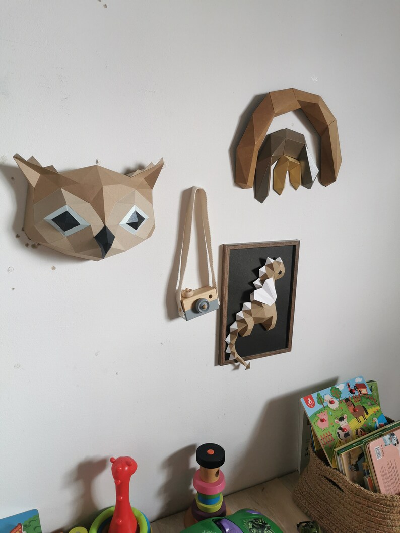 DIY Paper Owl Template Instant Download PDF SVG - Etsy