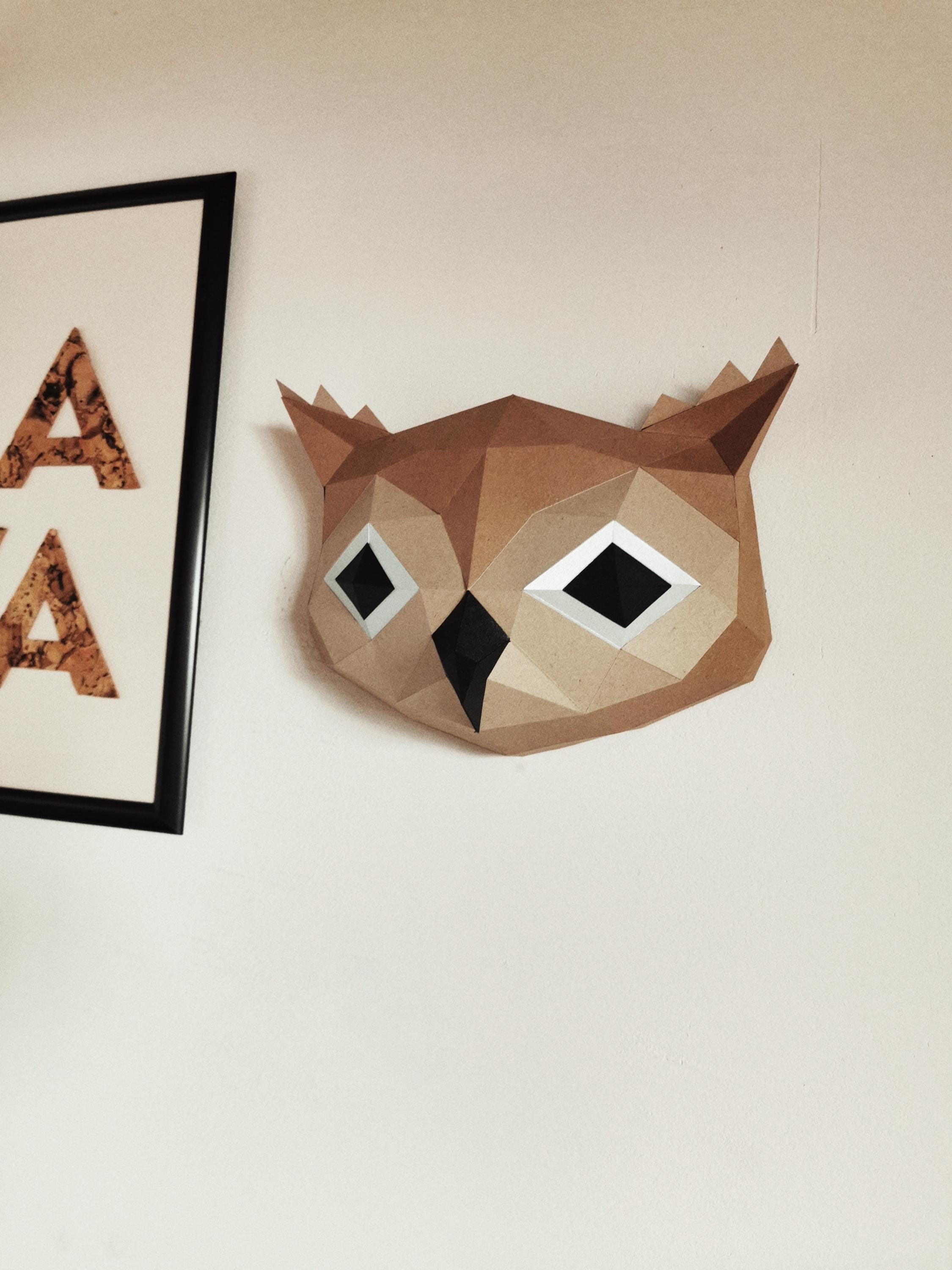 DIY Paper Owl Template Instant Download PDF SVG - Etsy