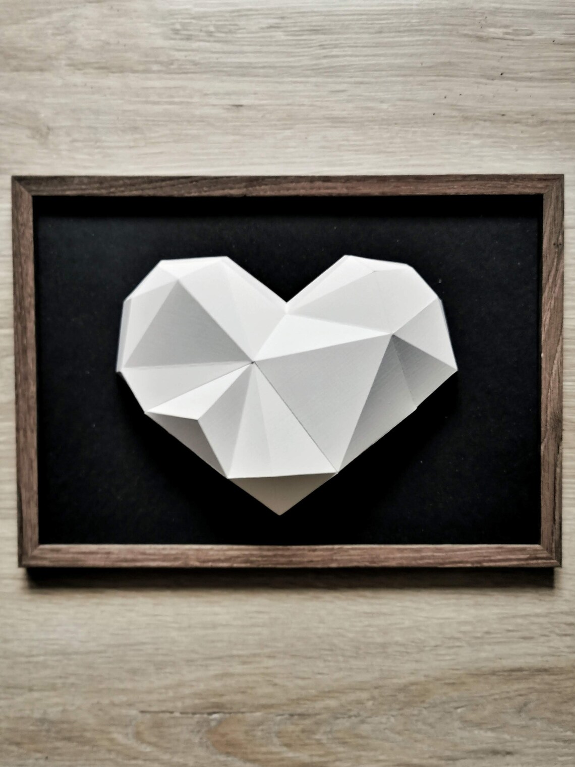 Papercraft Heart 3d Svg Template - Etsy
