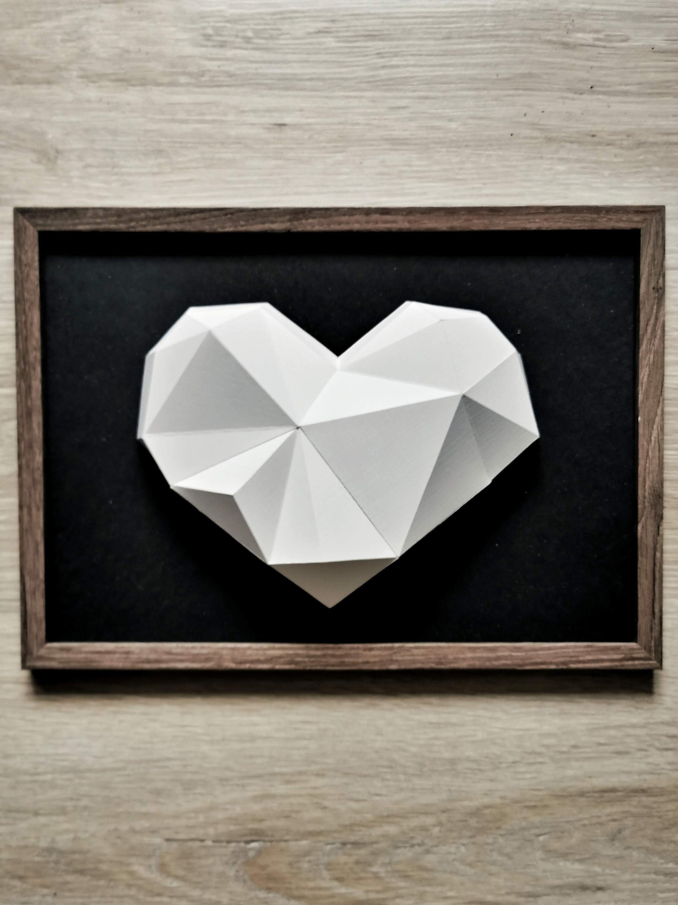 Papercraft Heart 3d Svg Template - Etsy