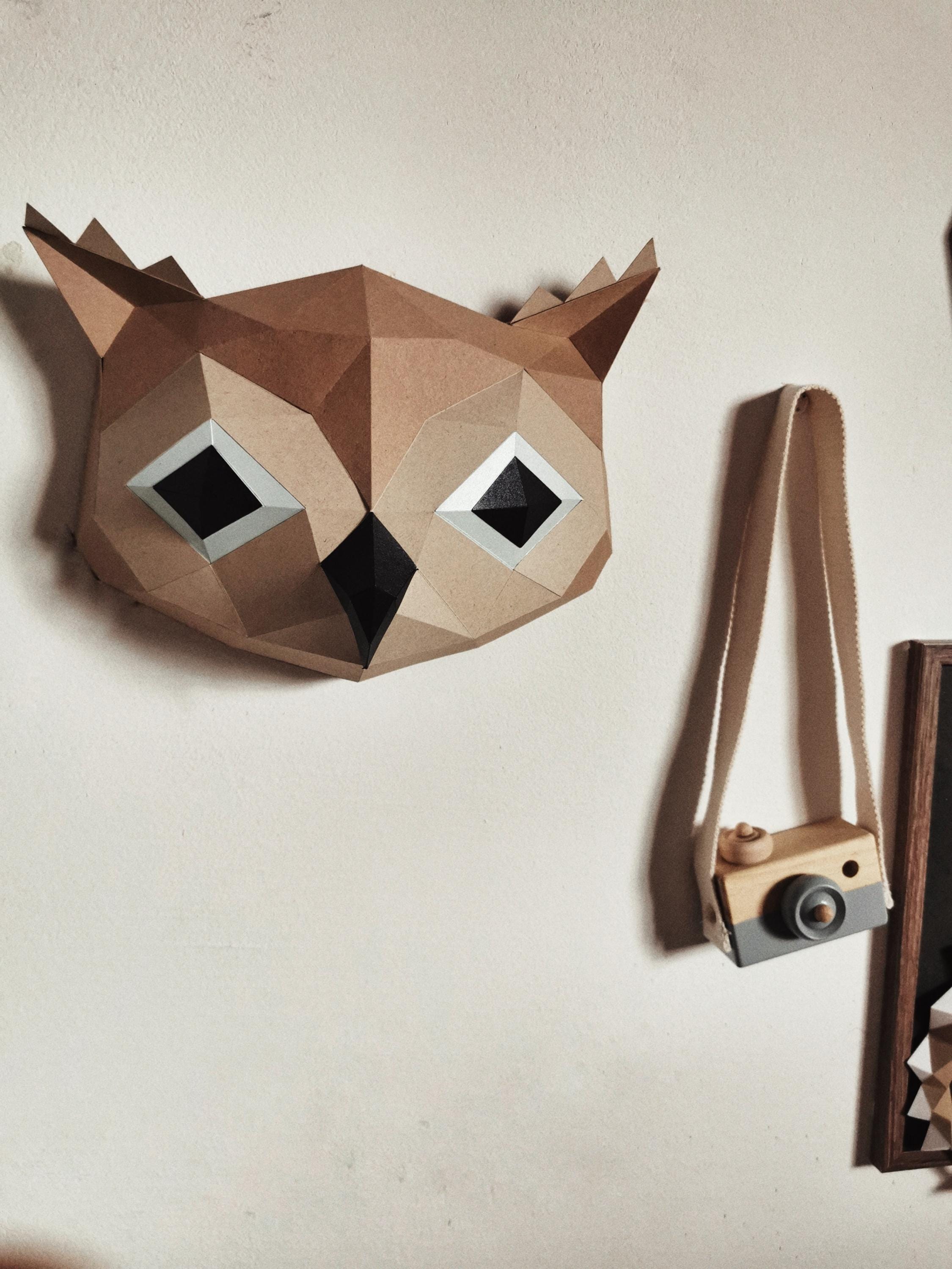 DIY Paper Owl Template Instant Download PDF SVG - Etsy