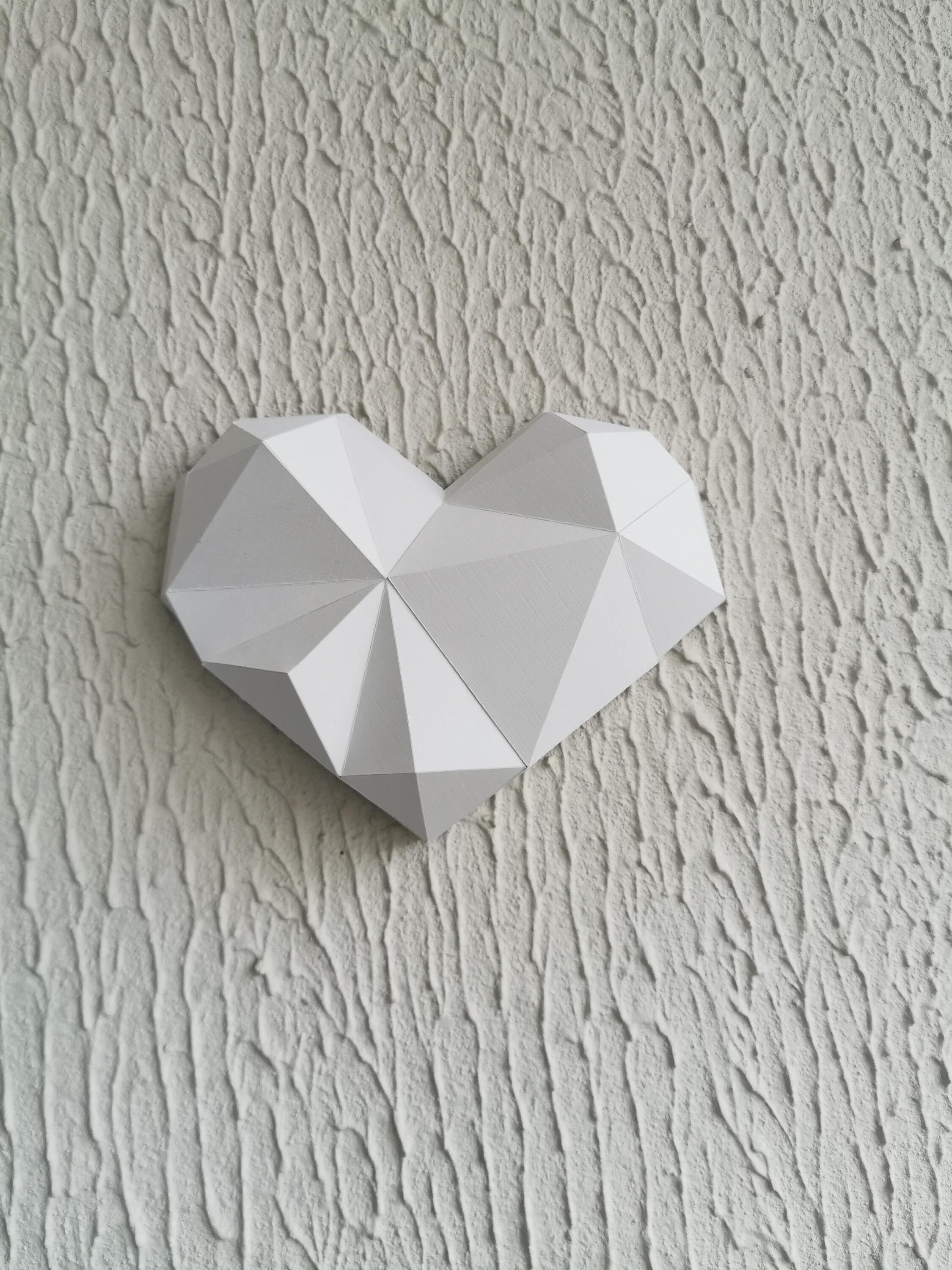 Papercraft Heart 3d Svg Template - Etsy