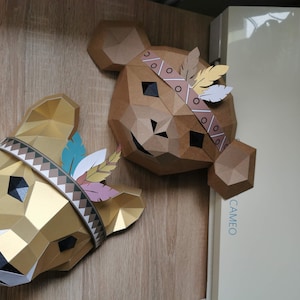 Papercraft Safari 3D Animals Bundle: Zebra, Leopard, Elephant, Giraffe ...