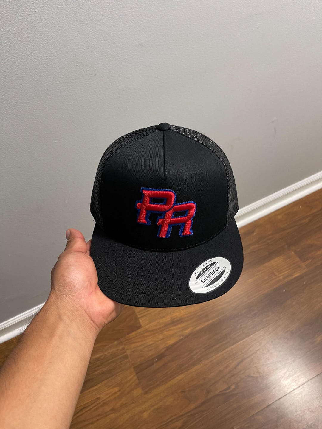 Gorra Puerto Rico Yo Soy De PR Snapback Hat PR 3D Gorra Ajustable Negro - Etsy